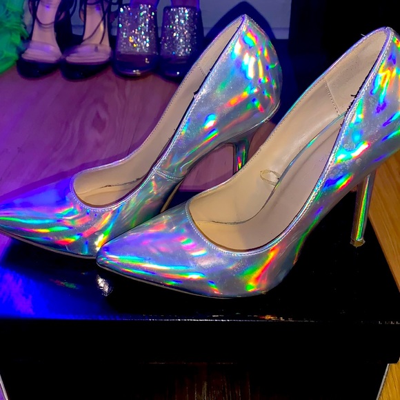 Shoes | Holographic Heels | Poshmark